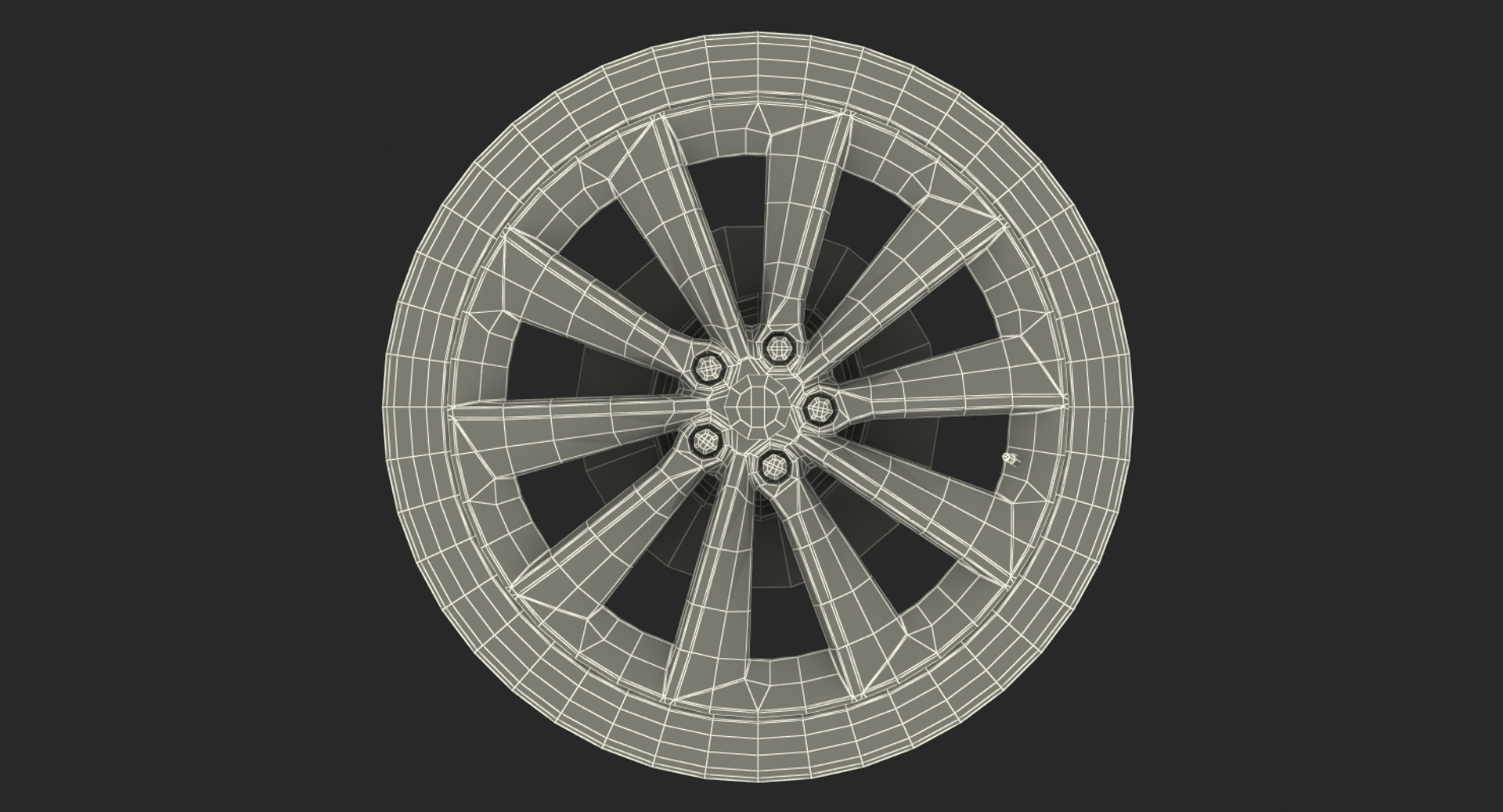 3D Model Tesla Silver Turbine Wheel | 1143480 | TurboSquid