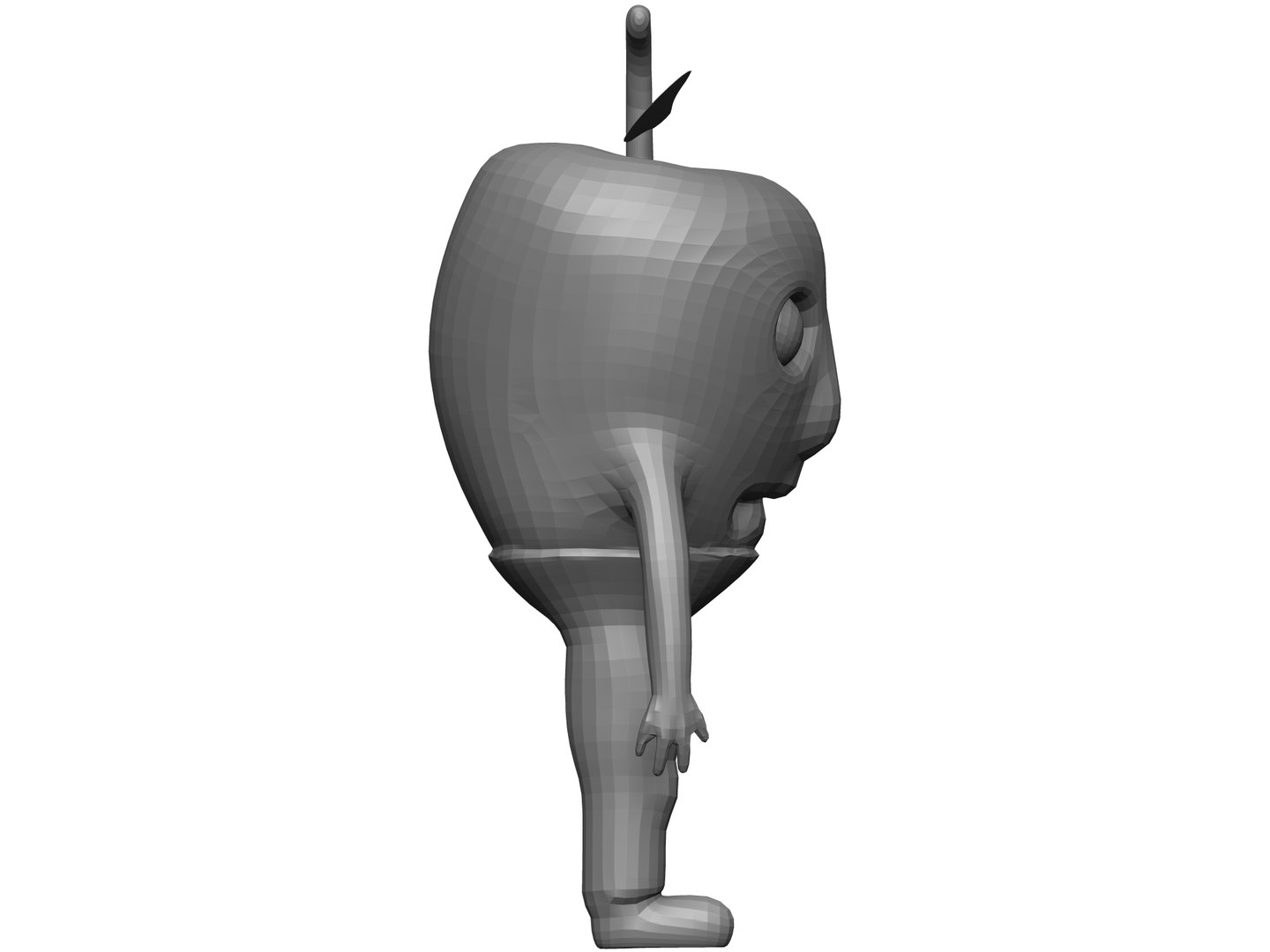 Cartoon Apple 3D - TurboSquid 1874743