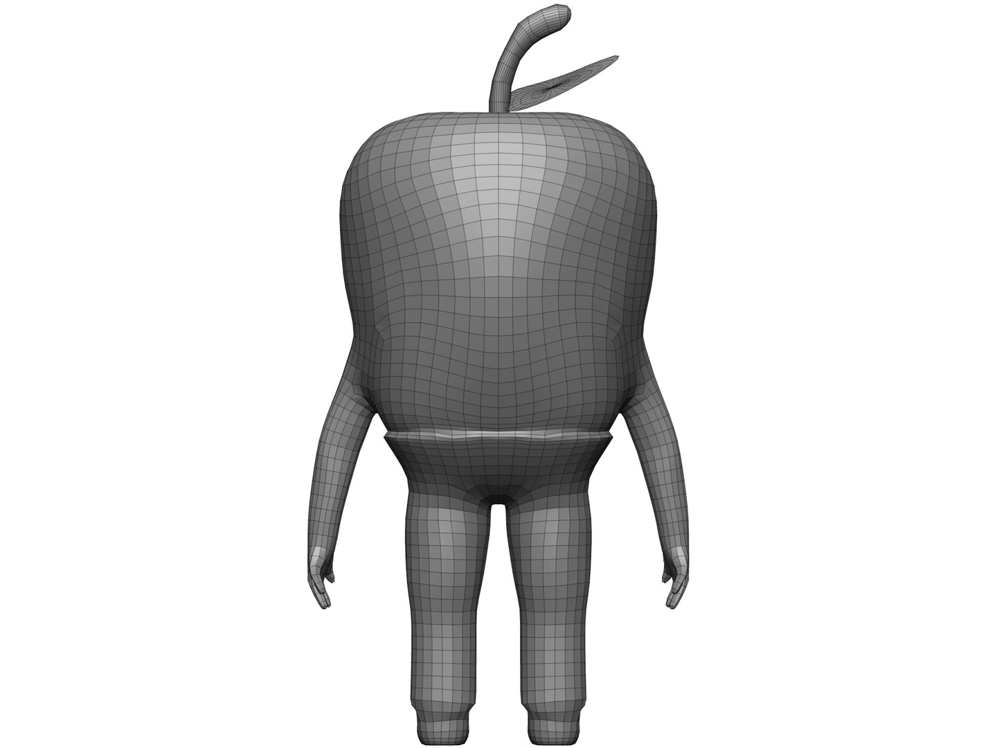 Cartoon Apple 3D - TurboSquid 1874743