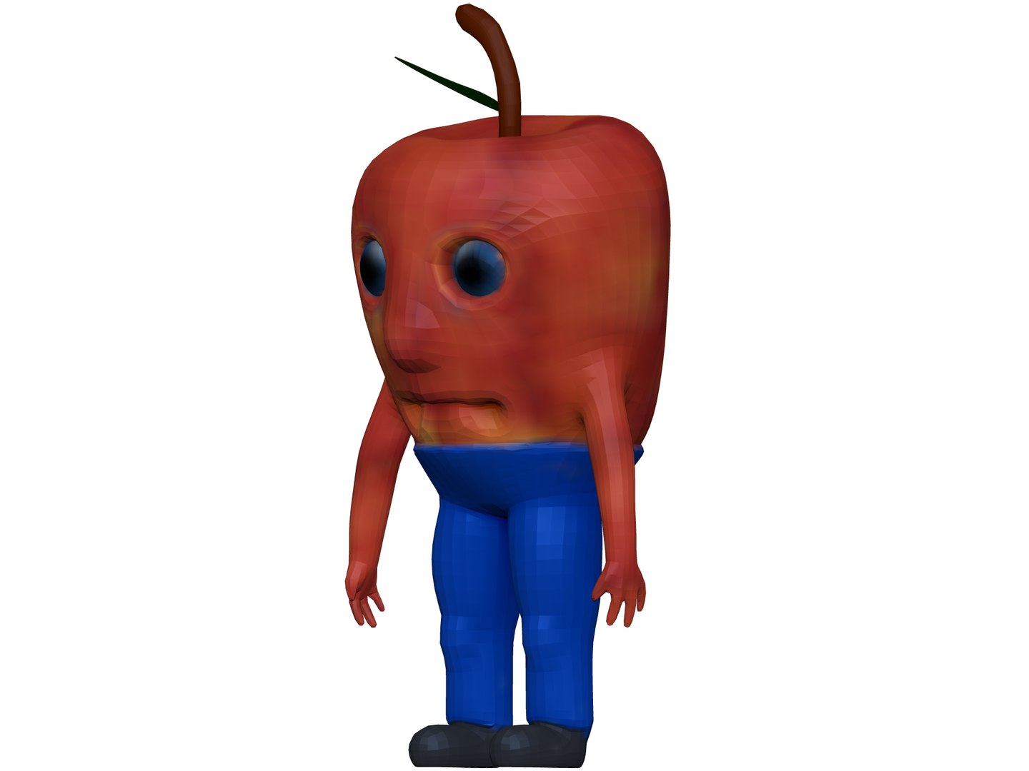 Cartoon Apple 3D - TurboSquid 1874743