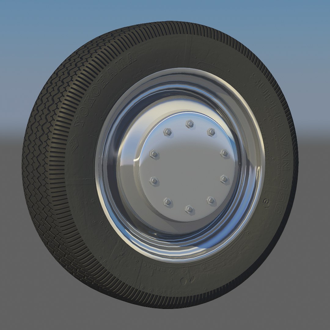 3d Wheel Truck Rim Model