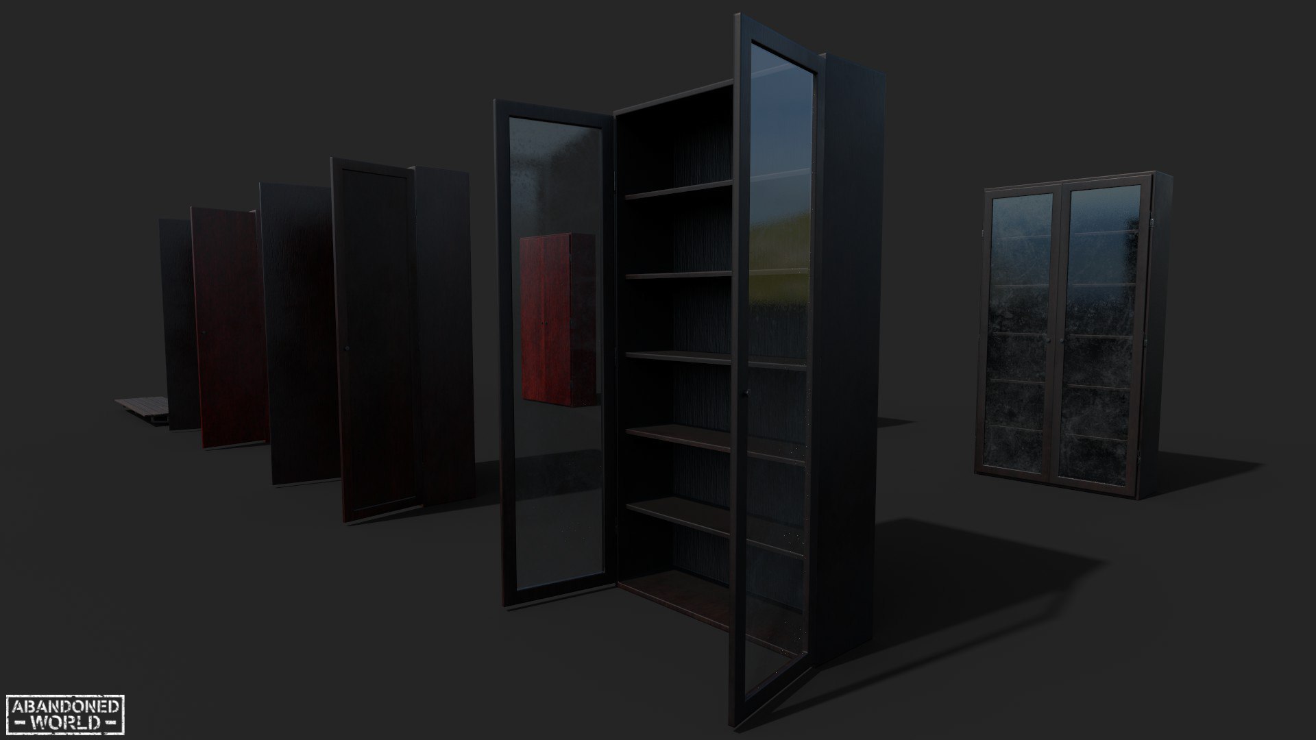 Set Of Old Soviet Cabinets 3D Model - TurboSquid 1872664