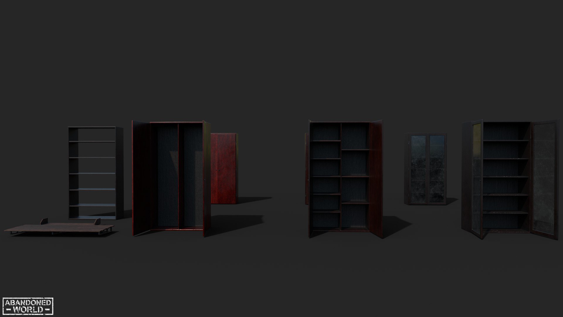 Set Of Old Soviet Cabinets 3D Model - TurboSquid 1872664