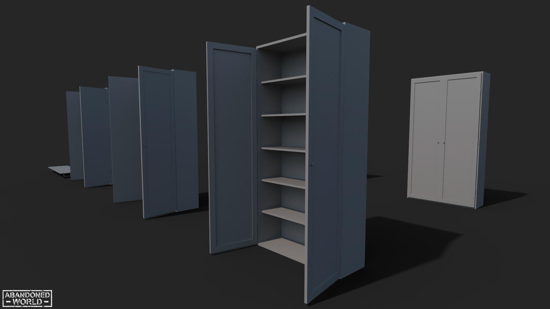 Set Of Old Soviet Cabinets 3D Model - TurboSquid 1872664