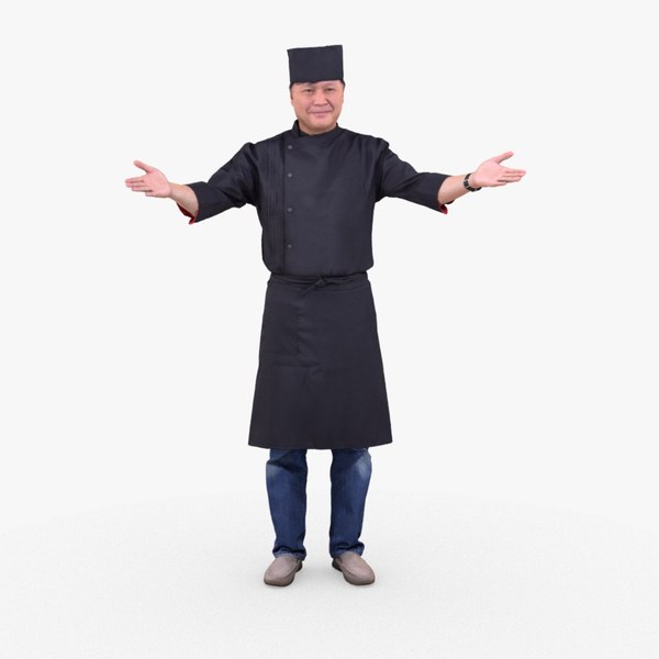 3D Chef Models | TurboSquid