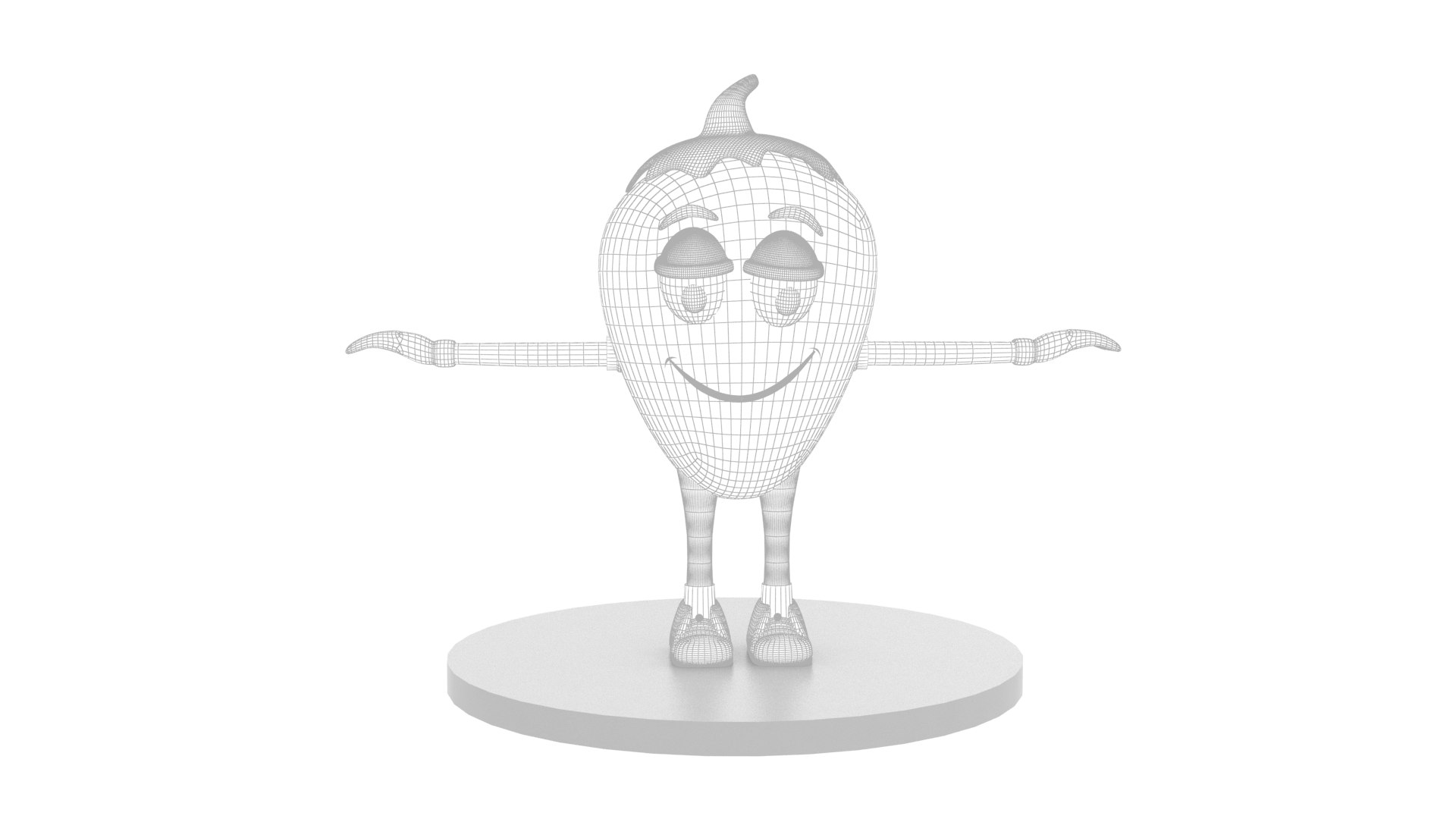 Strawberry Guy Mascot 3D Model | 1148749 | TurboSquid