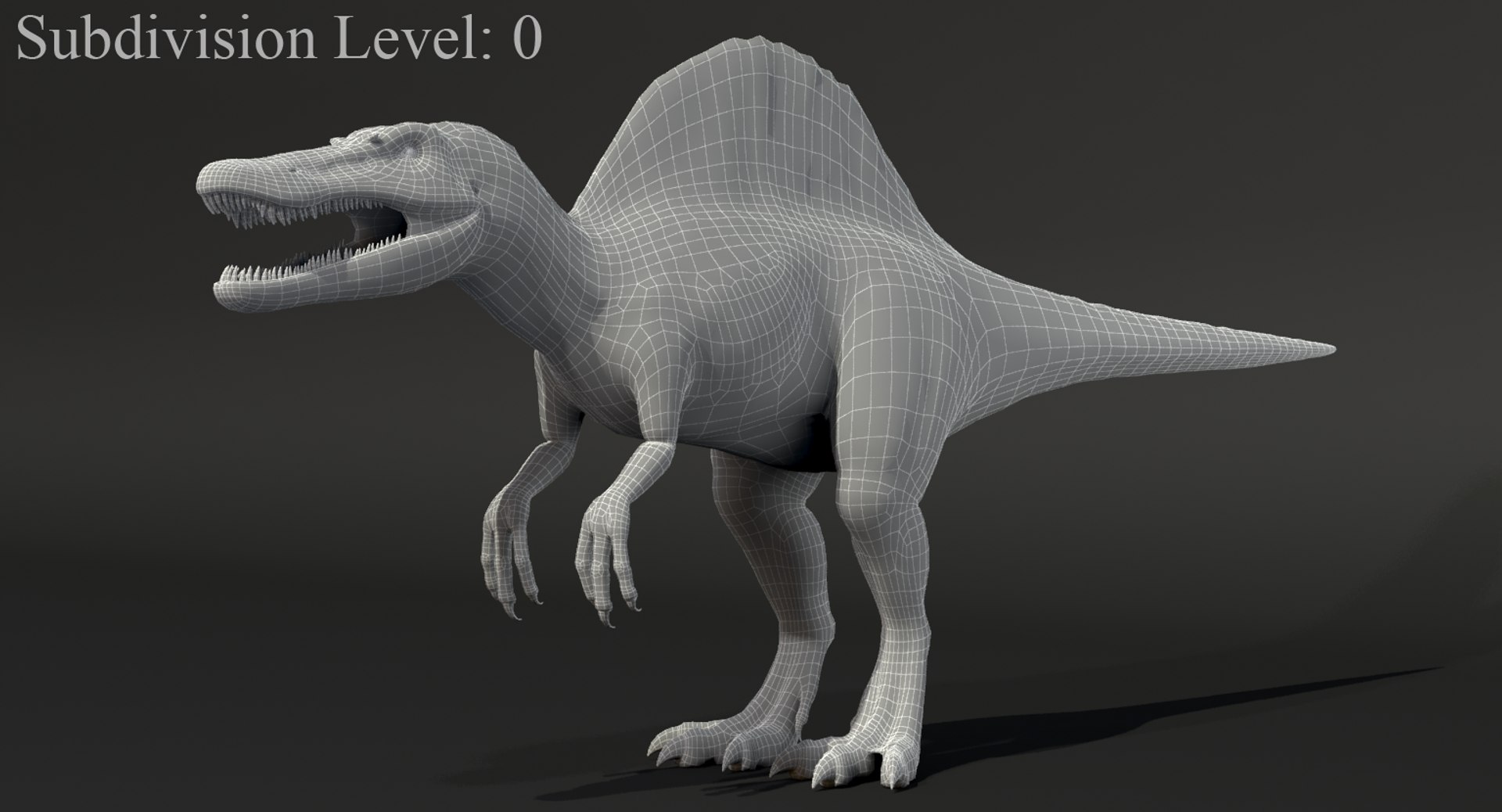 3d Model Realistic Spinosaurus