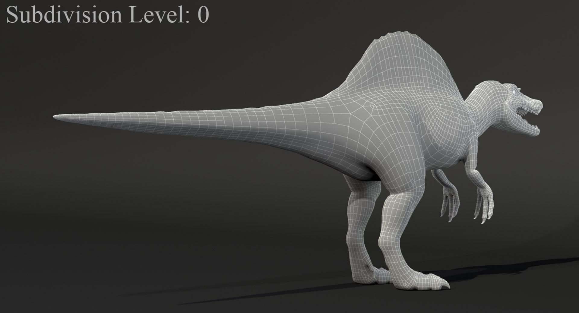 3d Model Realistic Spinosaurus