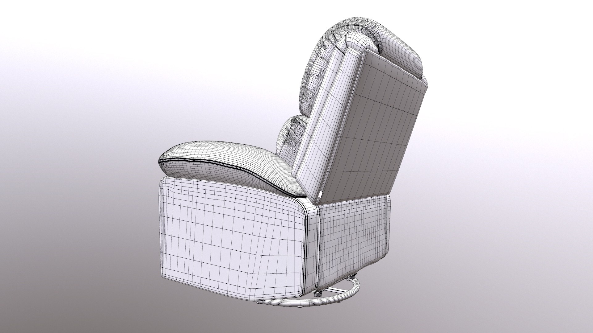 3D Model Leatherette Manual Recliner Sofa - TurboSquid 2002366