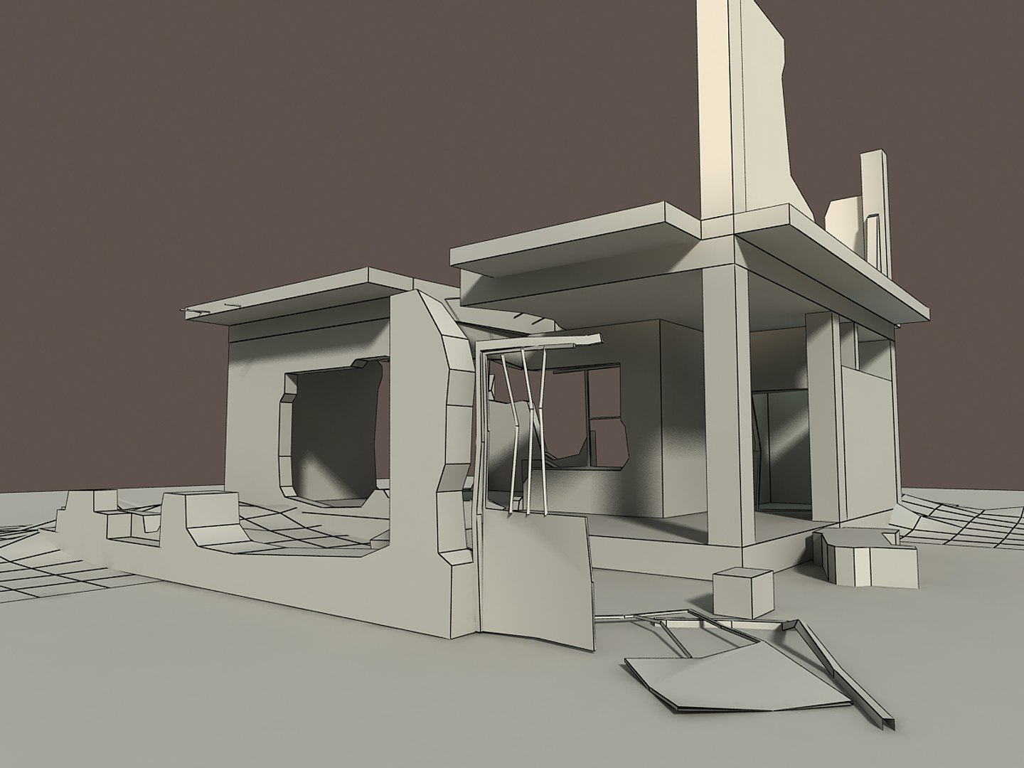 Max Destroyed Ruined Building