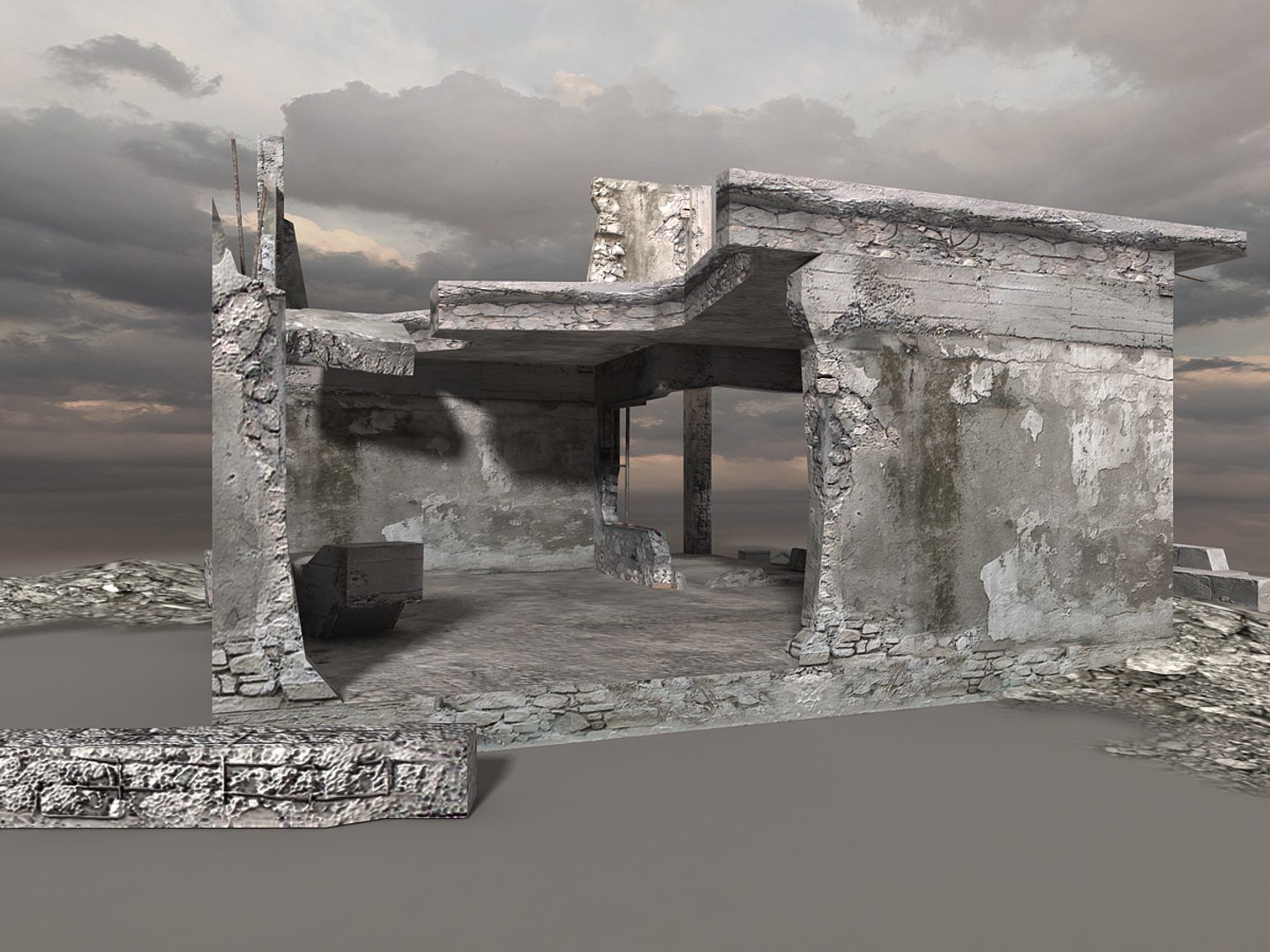 Max Destroyed Ruined Building