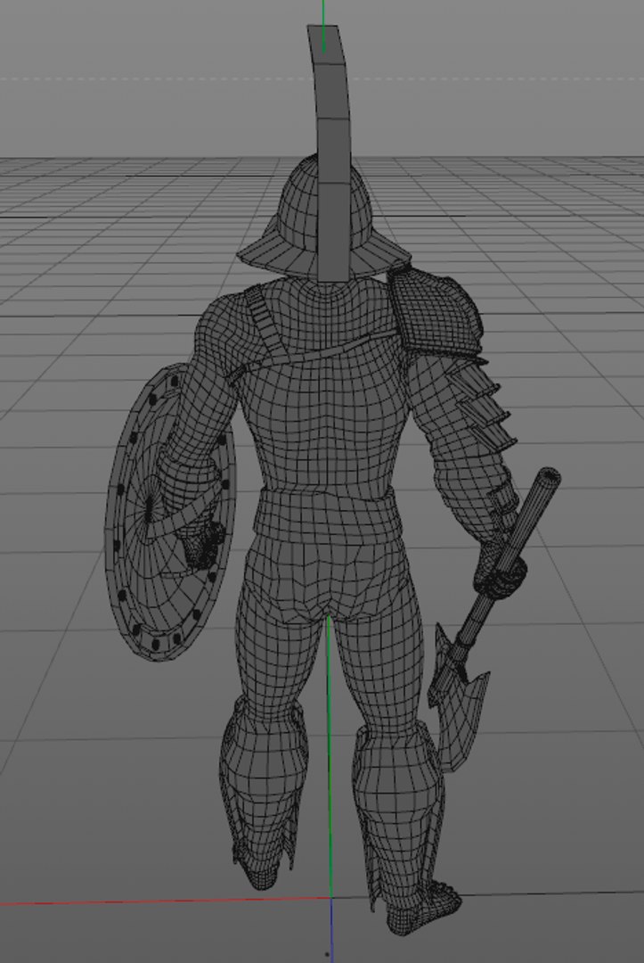 Gladiator Gaul 3d Model