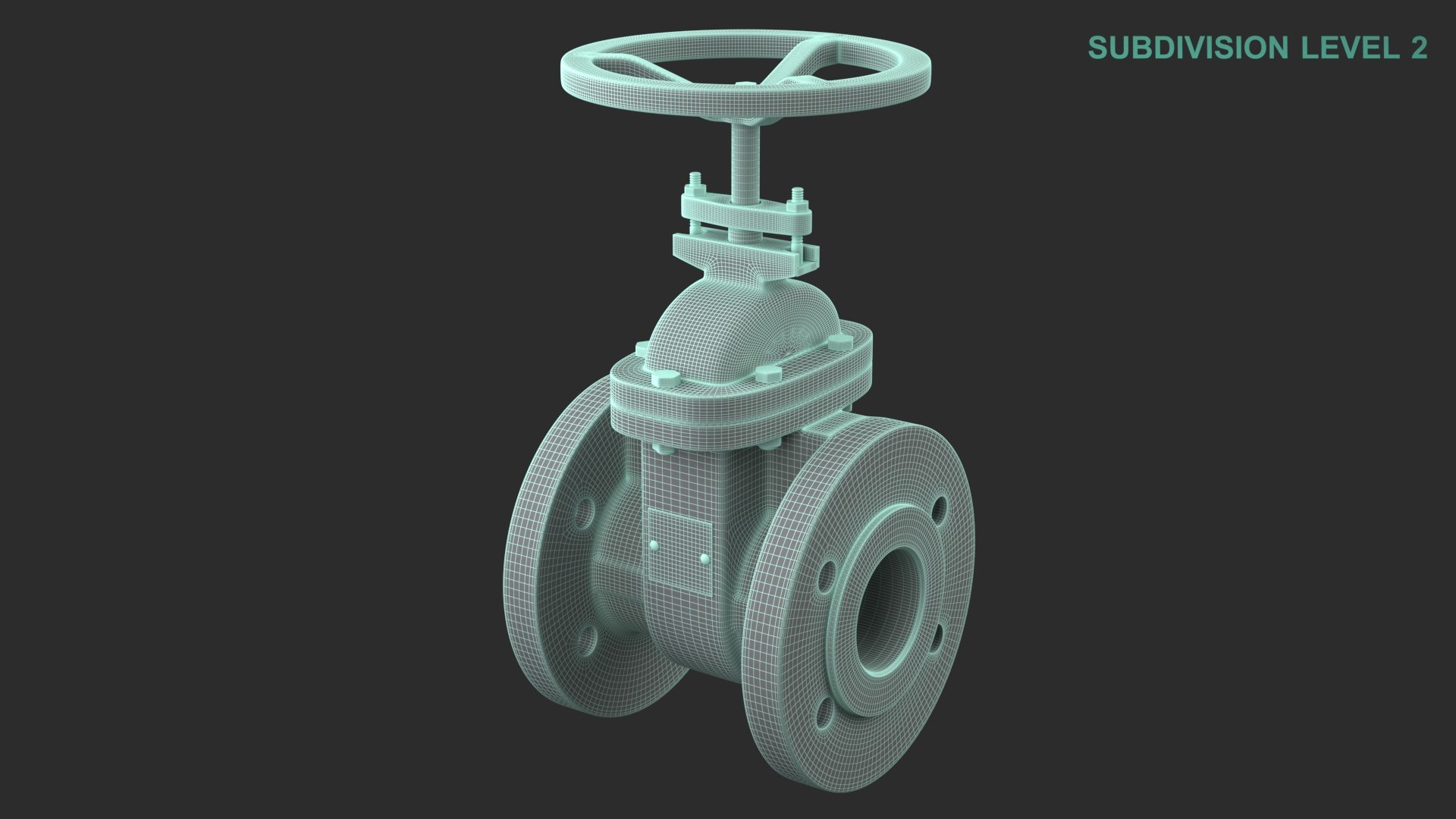 3D Gate Valve Model - TurboSquid 1862295