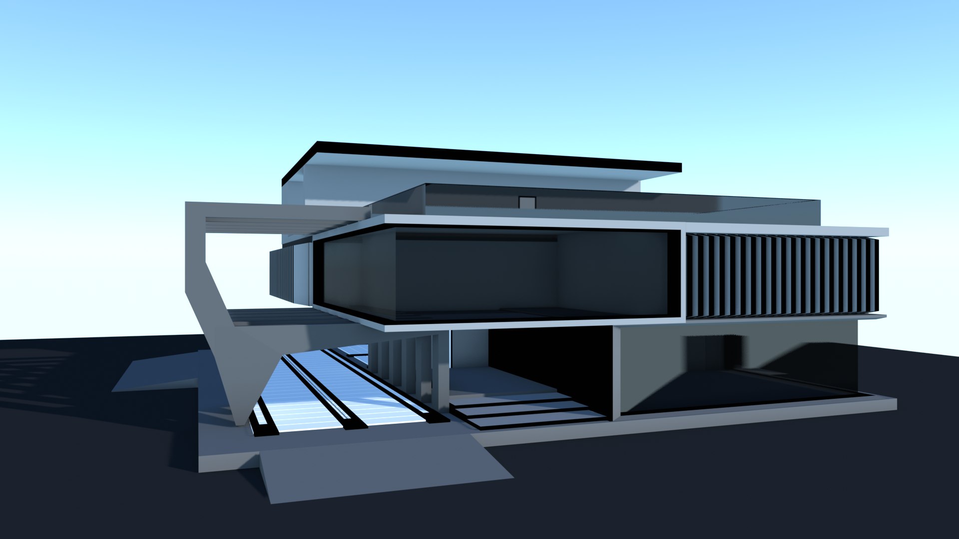 3D Villa Model - TurboSquid 1973524