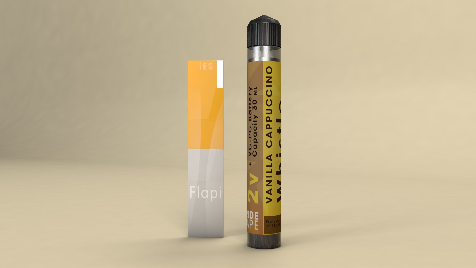 3D Model Disposable Electronic Cigarette Flapi IES - TurboSquid 1892008