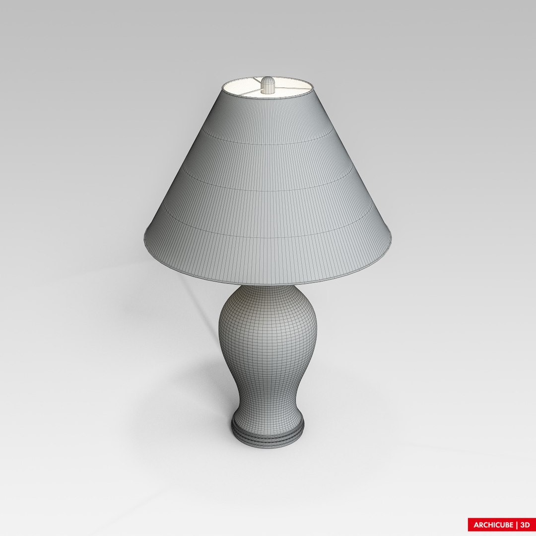 3d Table Lamp Model
