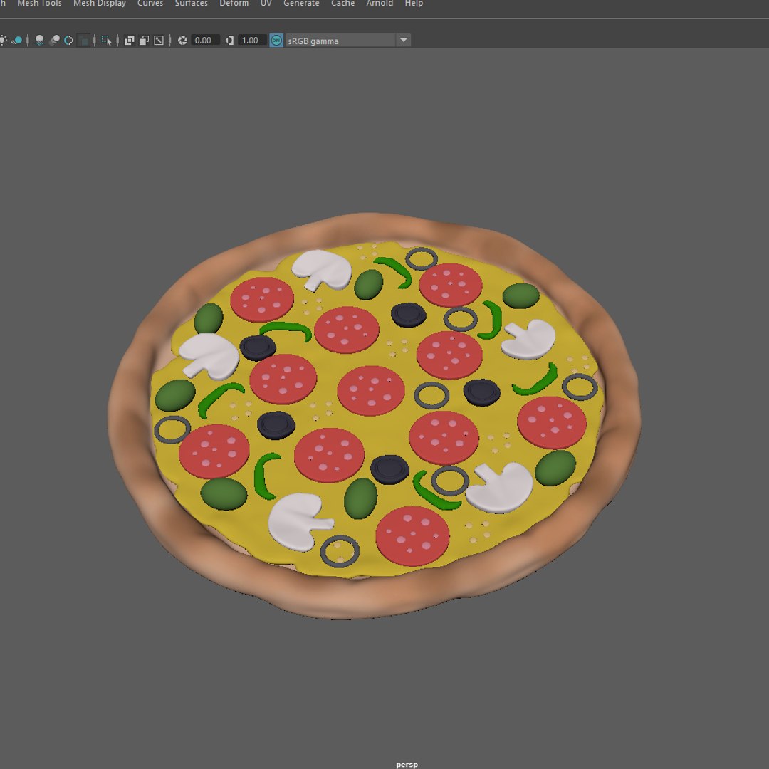 Pizza 3D Model - TurboSquid 1710306