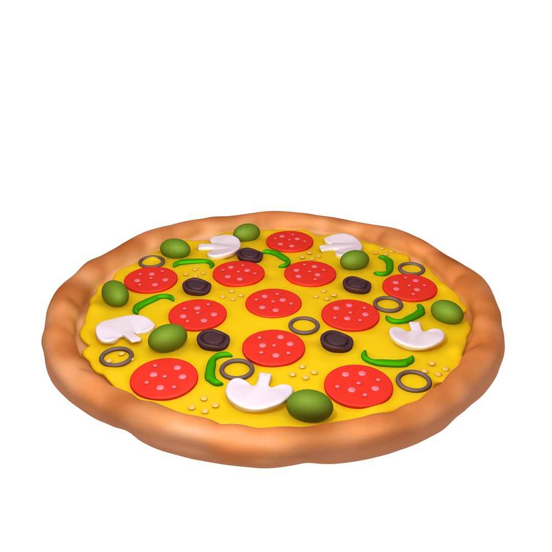 Pizza 3D Model - TurboSquid 1710306