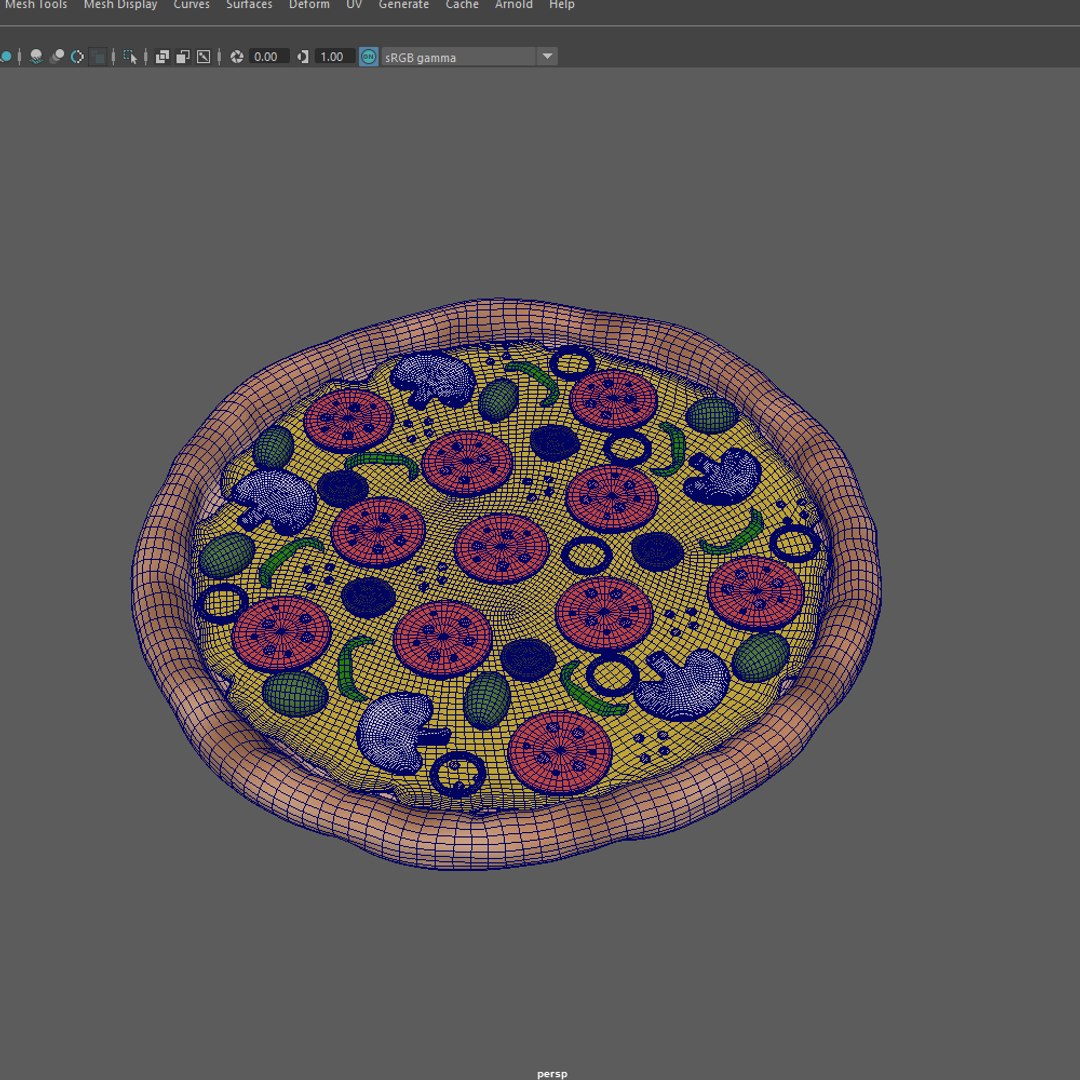 Pizza 3D Model - TurboSquid 1710306
