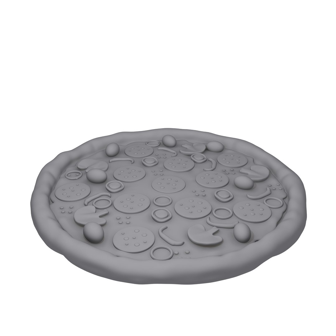 Pizza 3D Model - TurboSquid 1710306