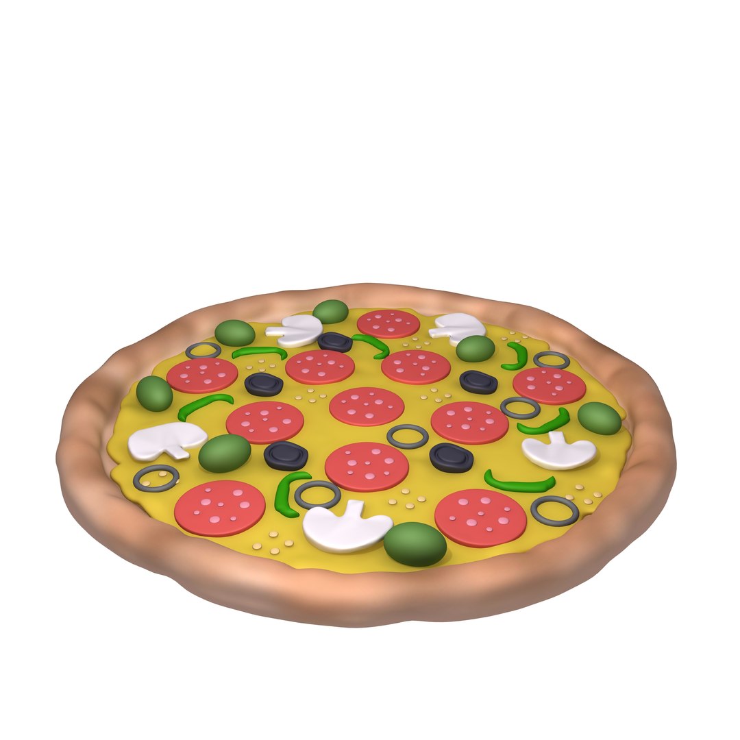 Pizza 3D Model - TurboSquid 1710306