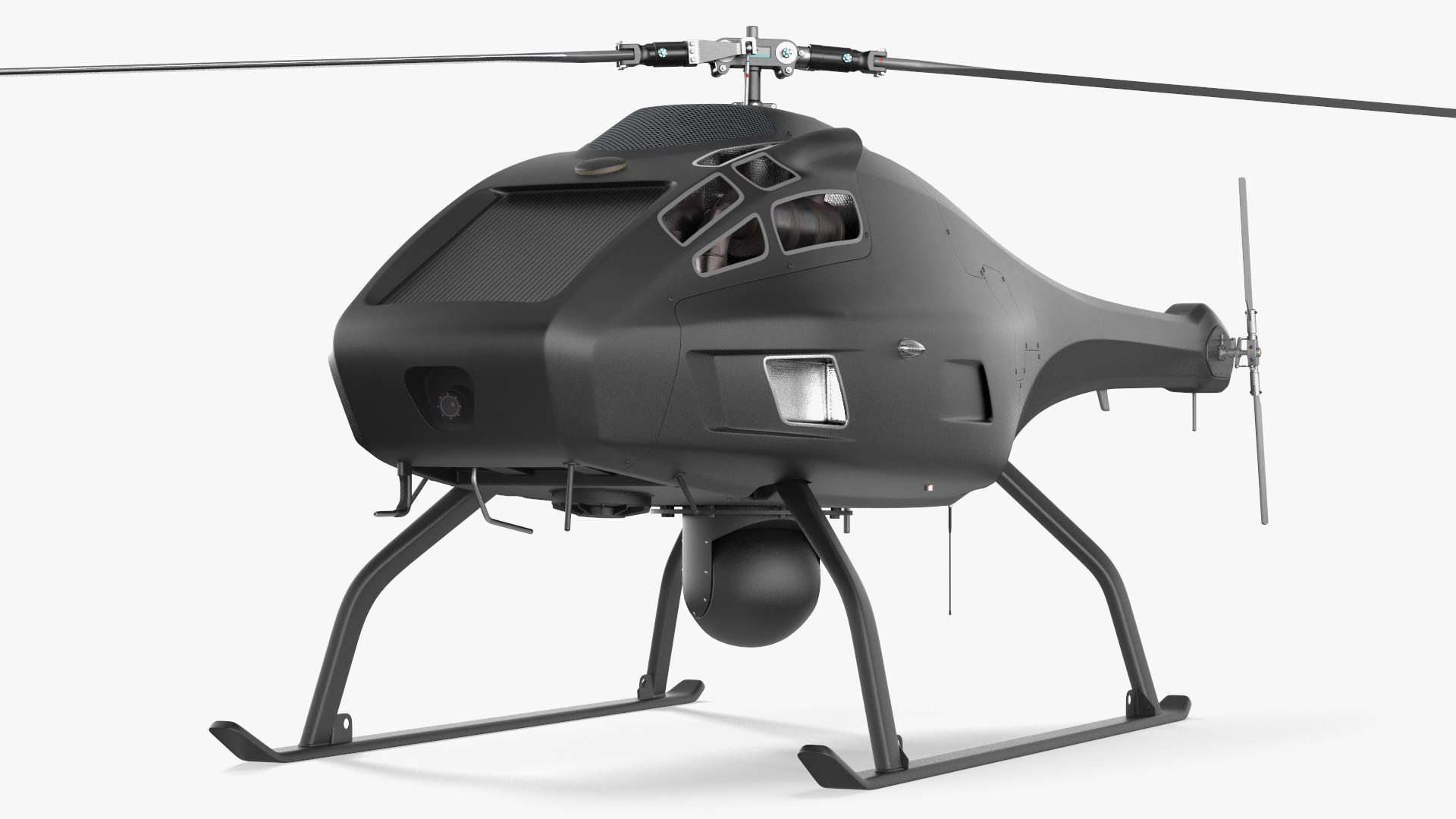 UAV Helicopter Rigged For Cinema 4D 3D Model - TurboSquid 2031167
