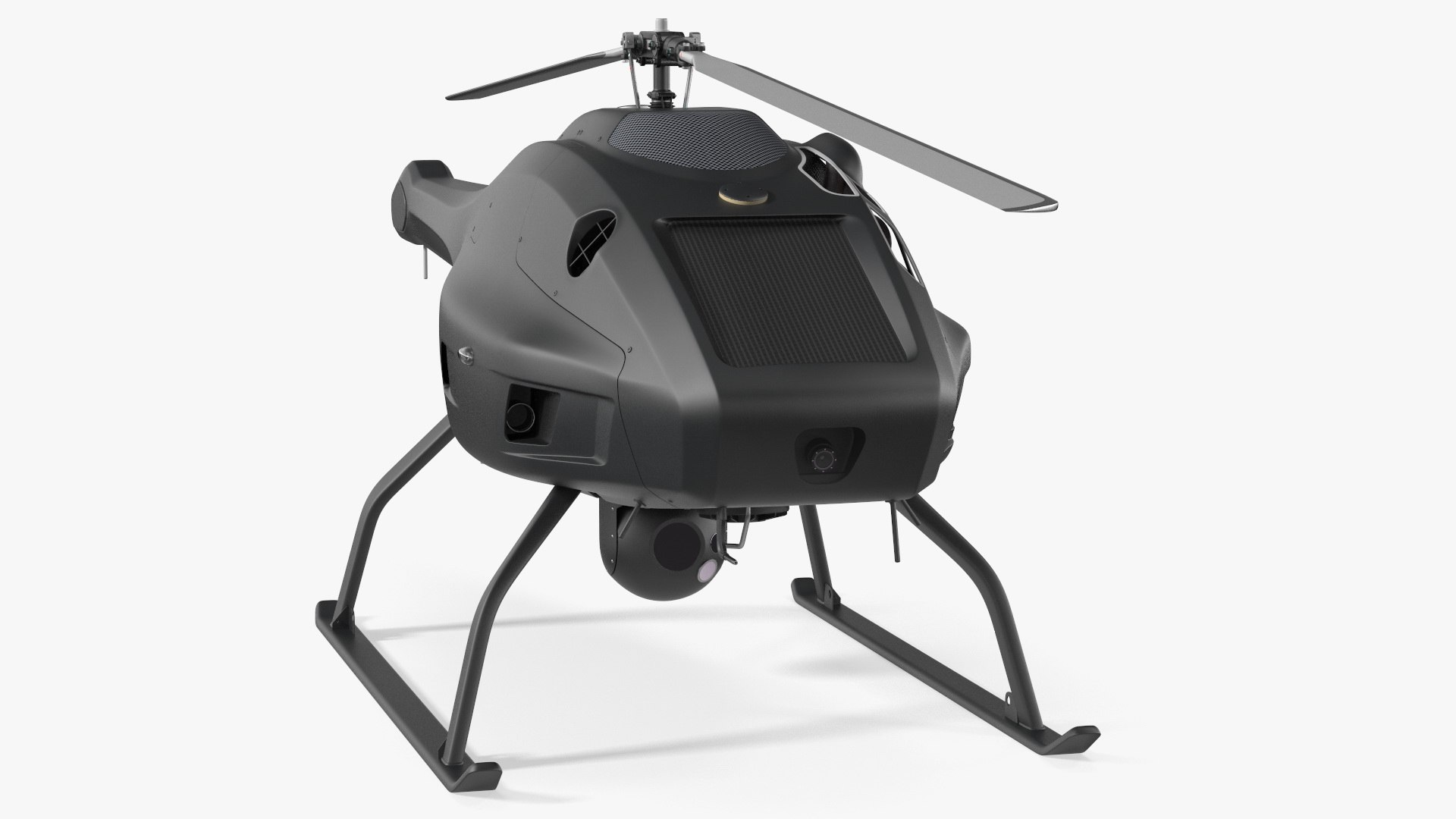 UAV Helicopter Rigged For Cinema 4D 3D Model - TurboSquid 2031167