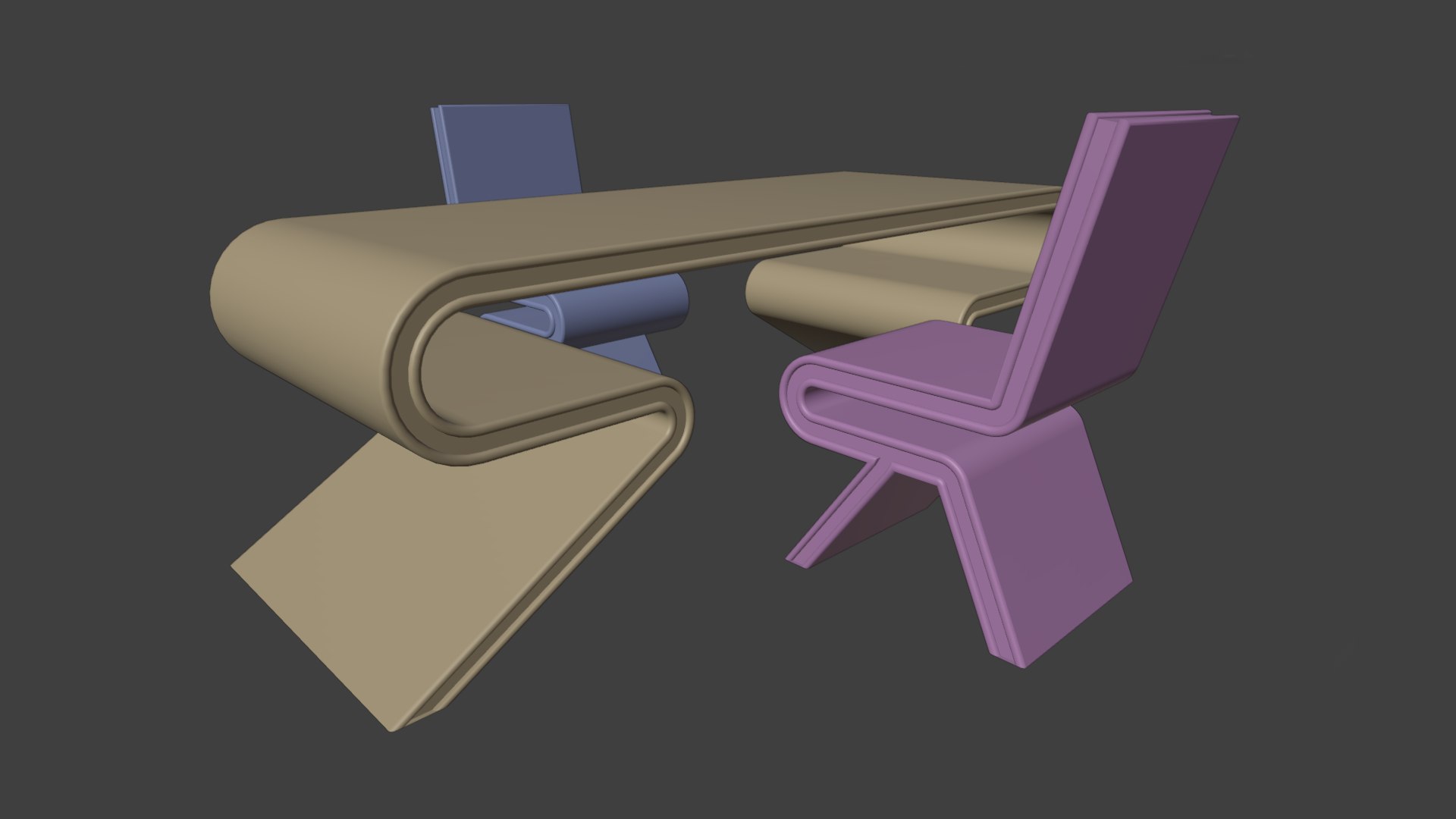 Designer Furnitures 3D Model - TurboSquid 2255742