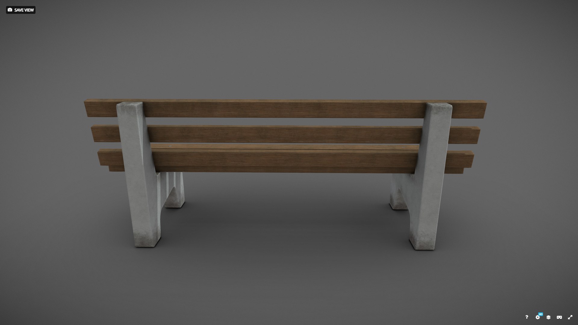 3D Bench 2 USSR Game Ready Model - TurboSquid 2236903