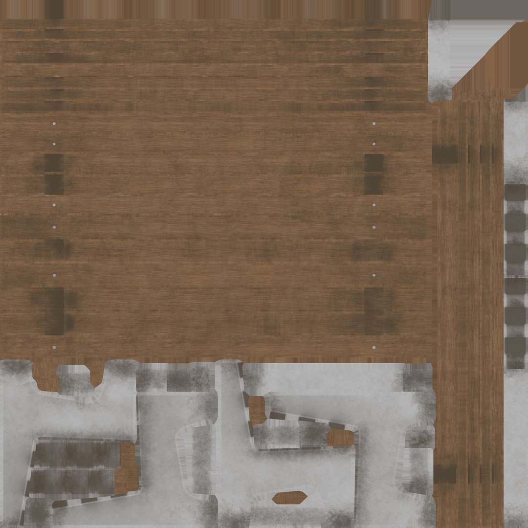 3D Bench 2 USSR Game Ready Model - TurboSquid 2236903