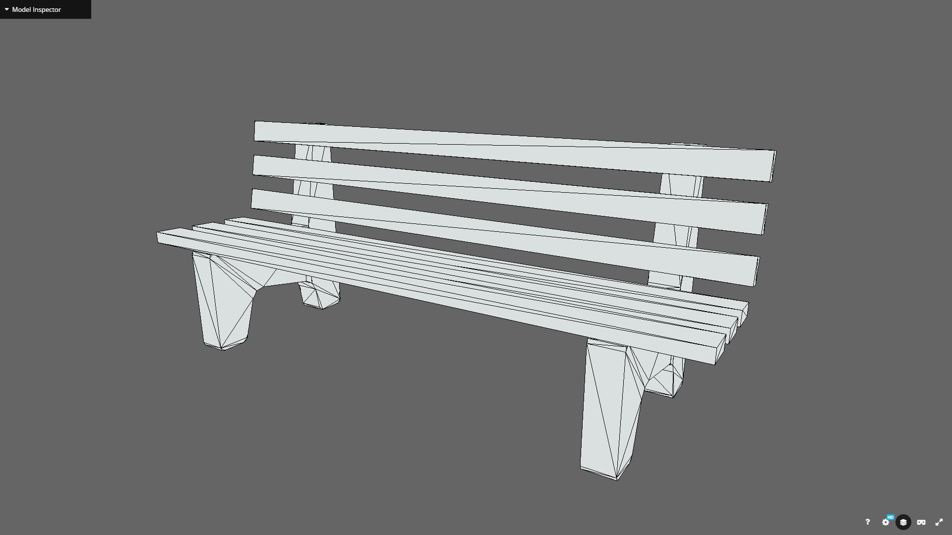 3D Bench 2 USSR Game Ready Model - TurboSquid 2236903