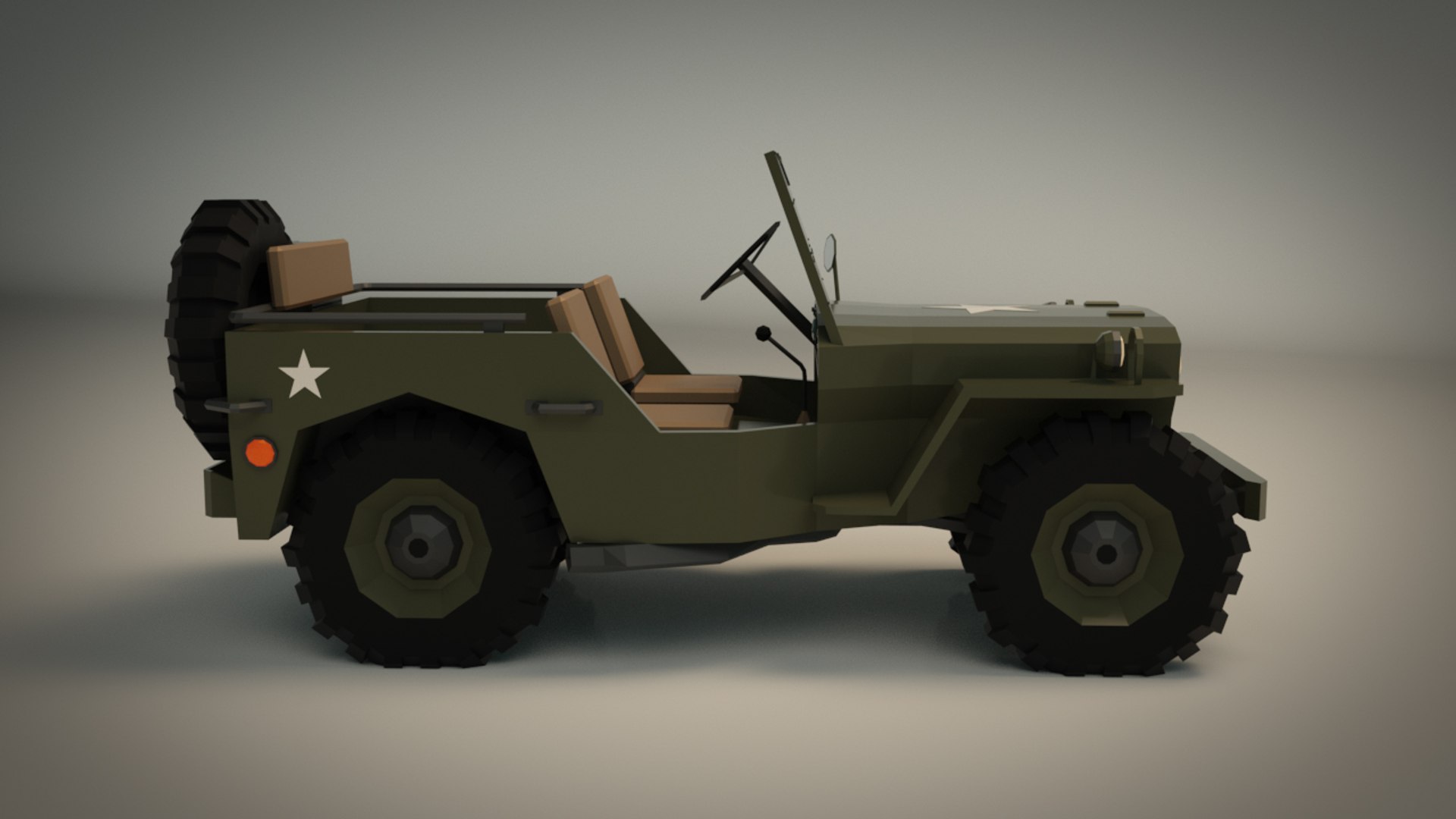 Military Jeep 3D Model - TurboSquid 1415854