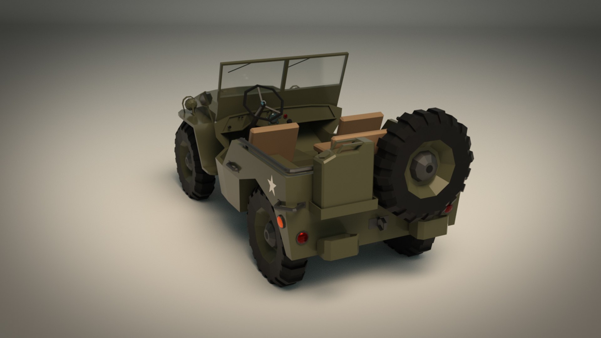 Military Jeep 3D Model - TurboSquid 1415854