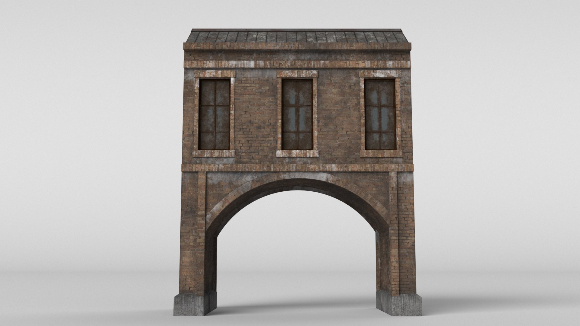 Archway Building 3D Model - TurboSquid 2141296