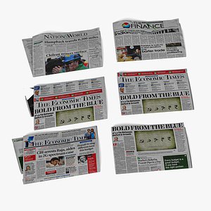 3D Newspaper Models - Browse & Download Formats - TurboSquid