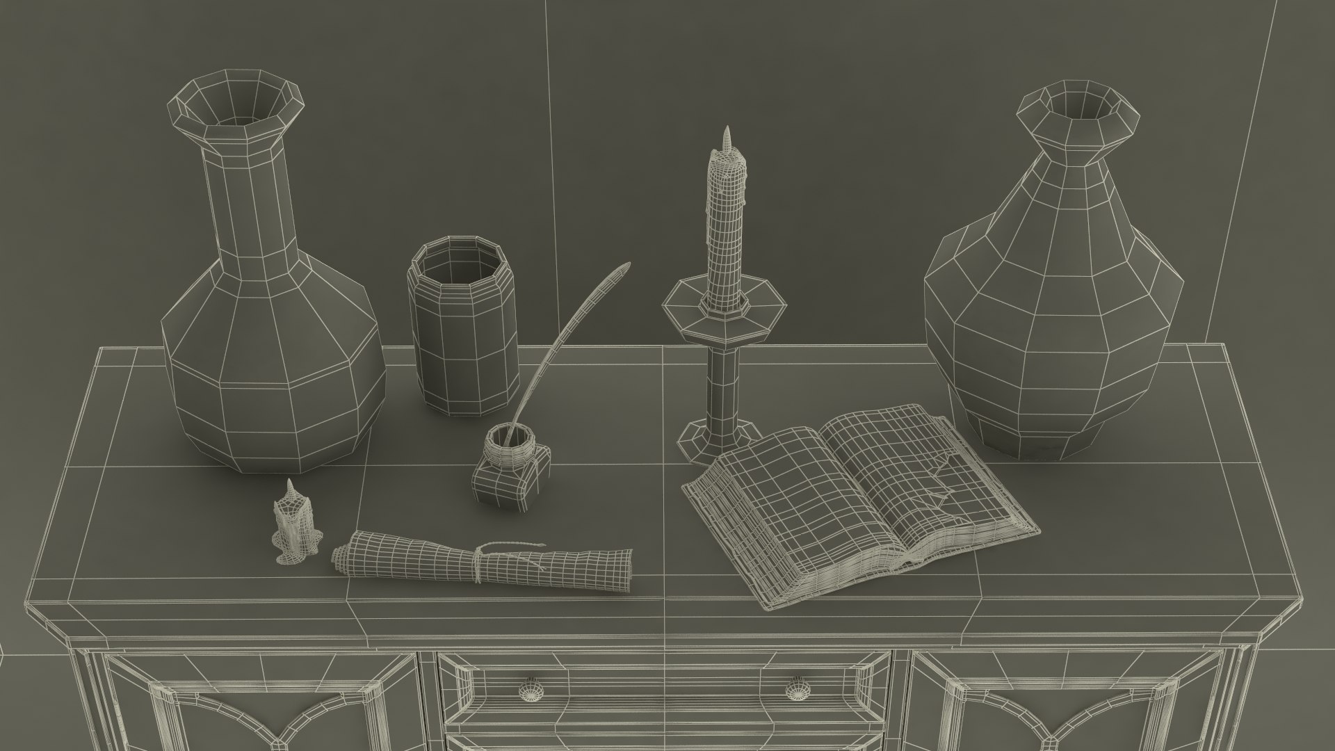 3D Alchemist Working In Laboratory Model - TurboSquid 2286898
