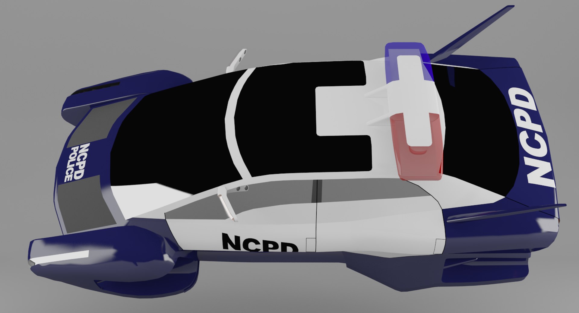 Flying Police Car Model - TurboSquid 1330472