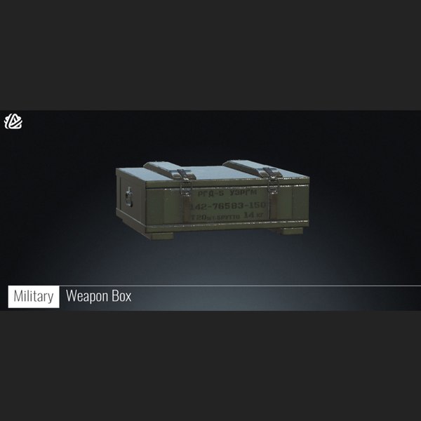 3D модель Weapon Army Box with ammunition - TurboSquid 1984463