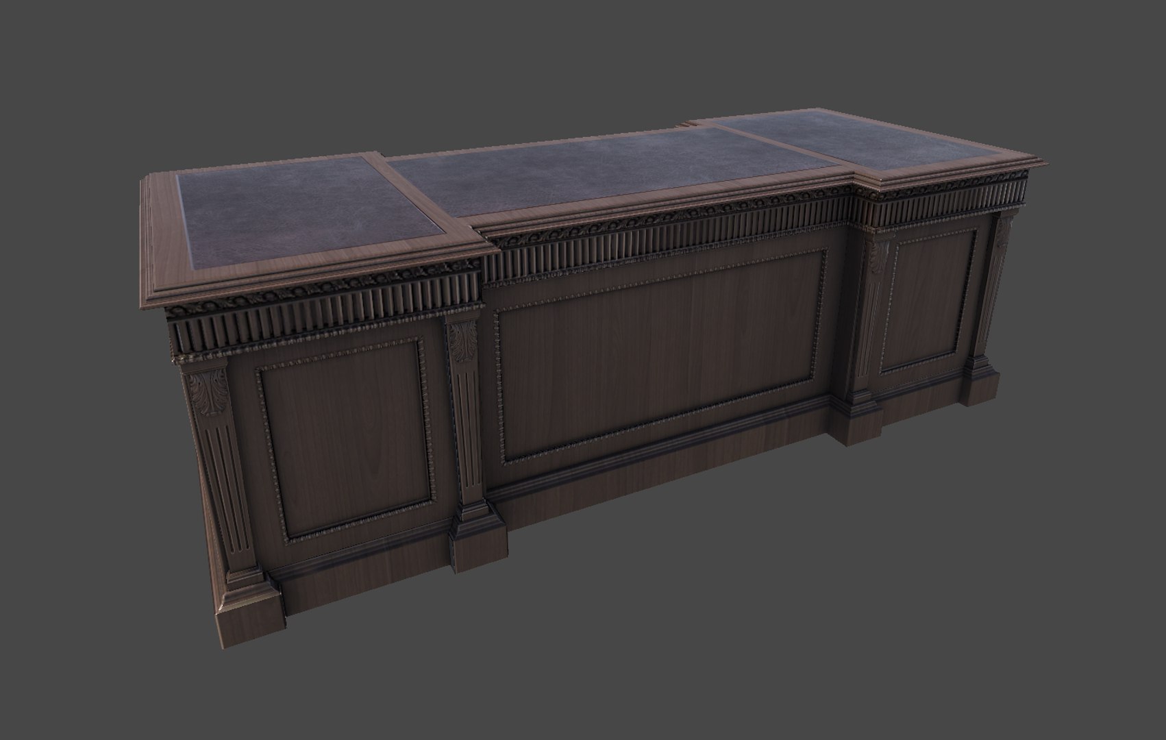3d table desk model