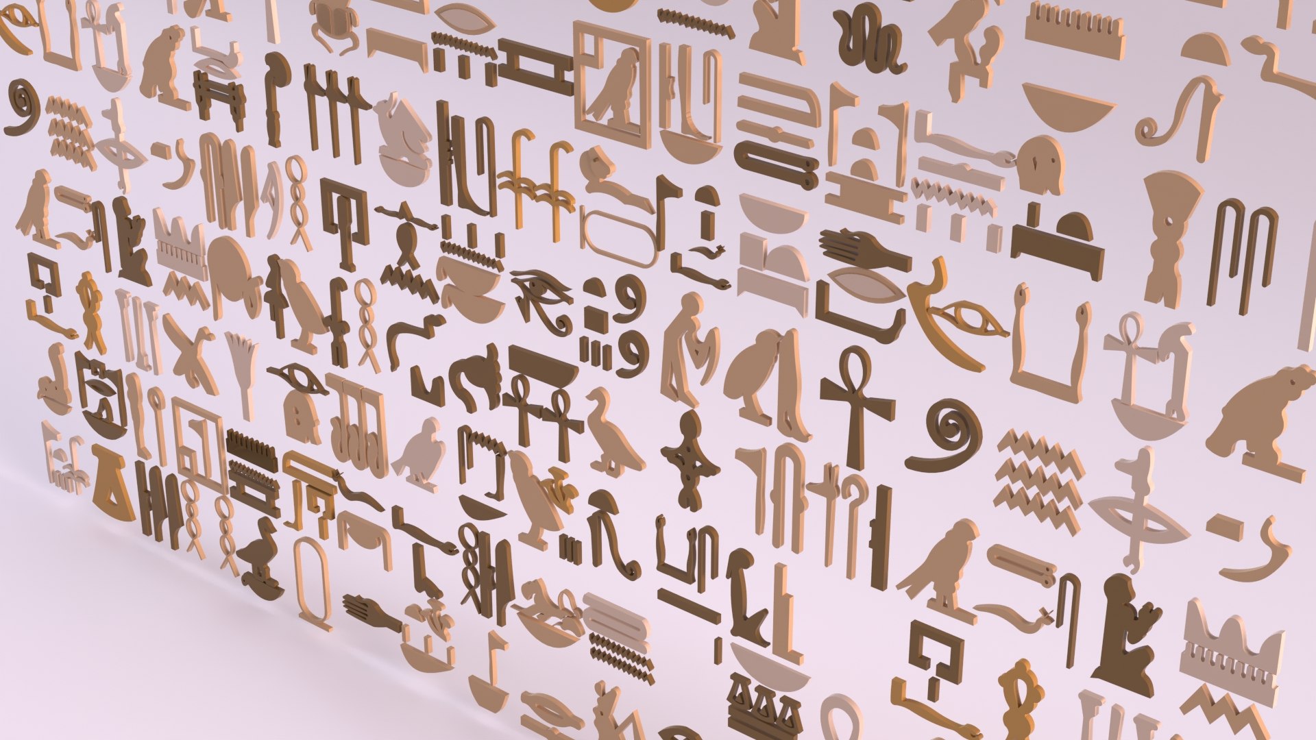 Egyptian Symbols - 034 3D - TurboSquid 2233434