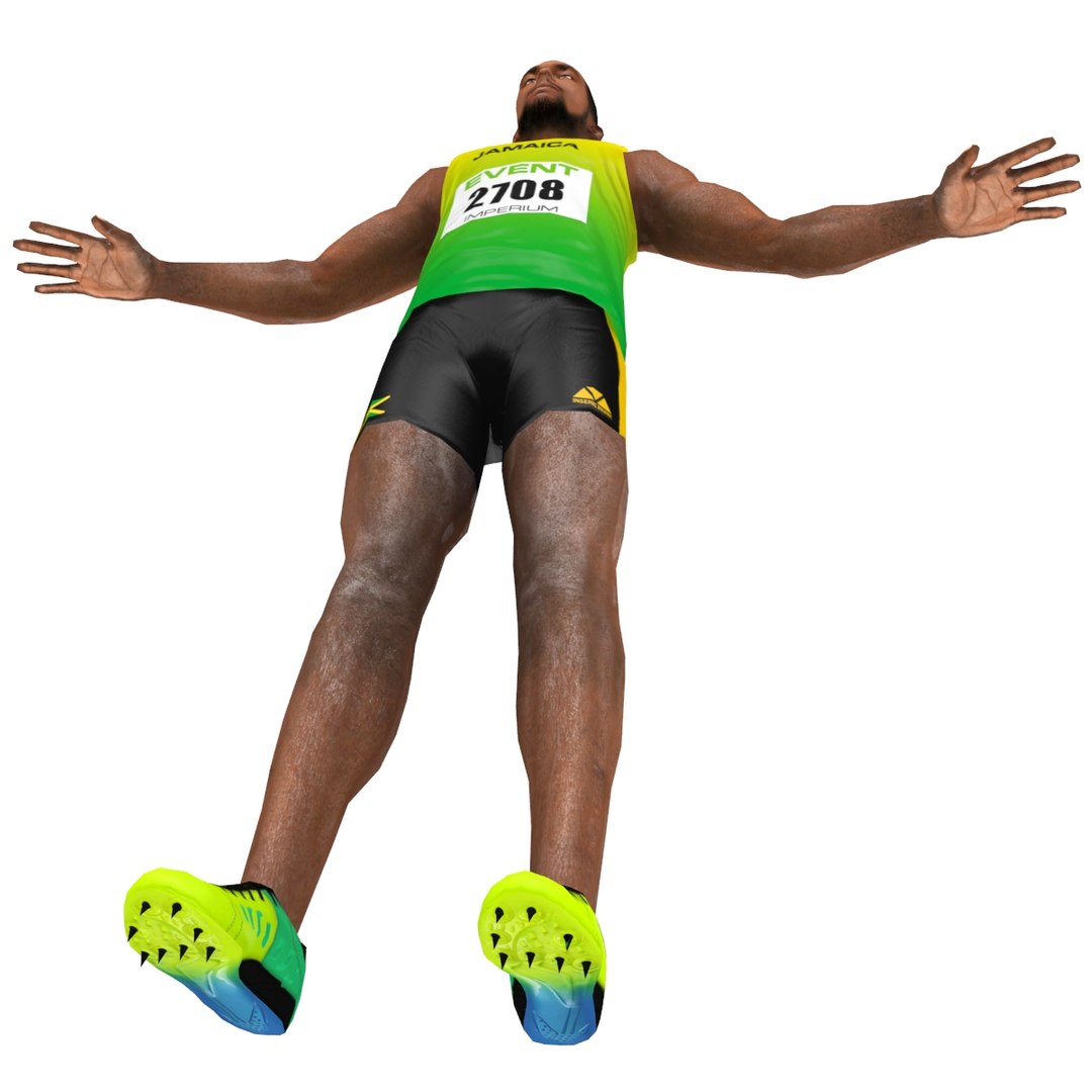 Sprinter Athlete 3D Model - TurboSquid 1302405