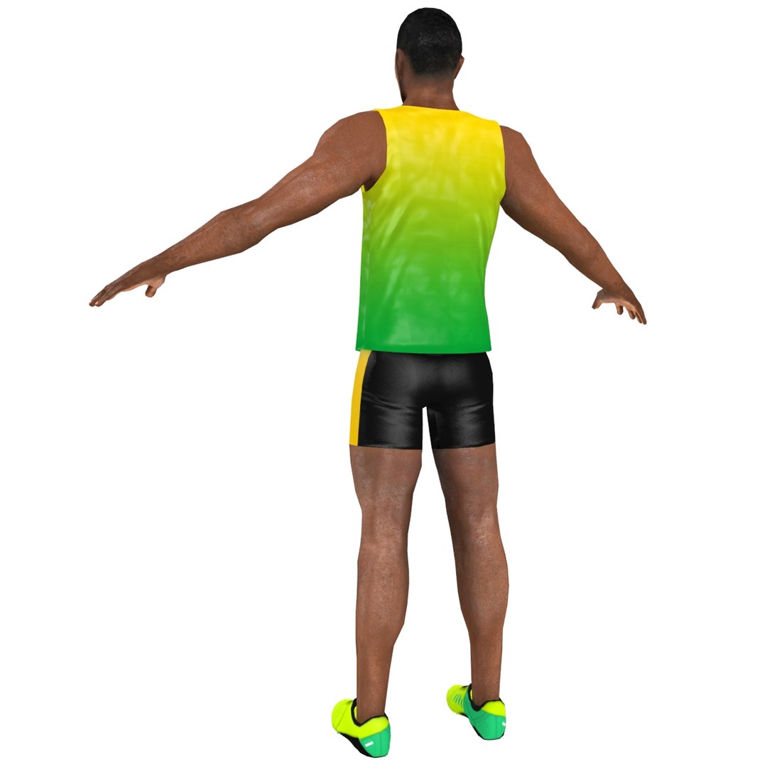 Sprinter Athlete 3D Model - TurboSquid 1302405