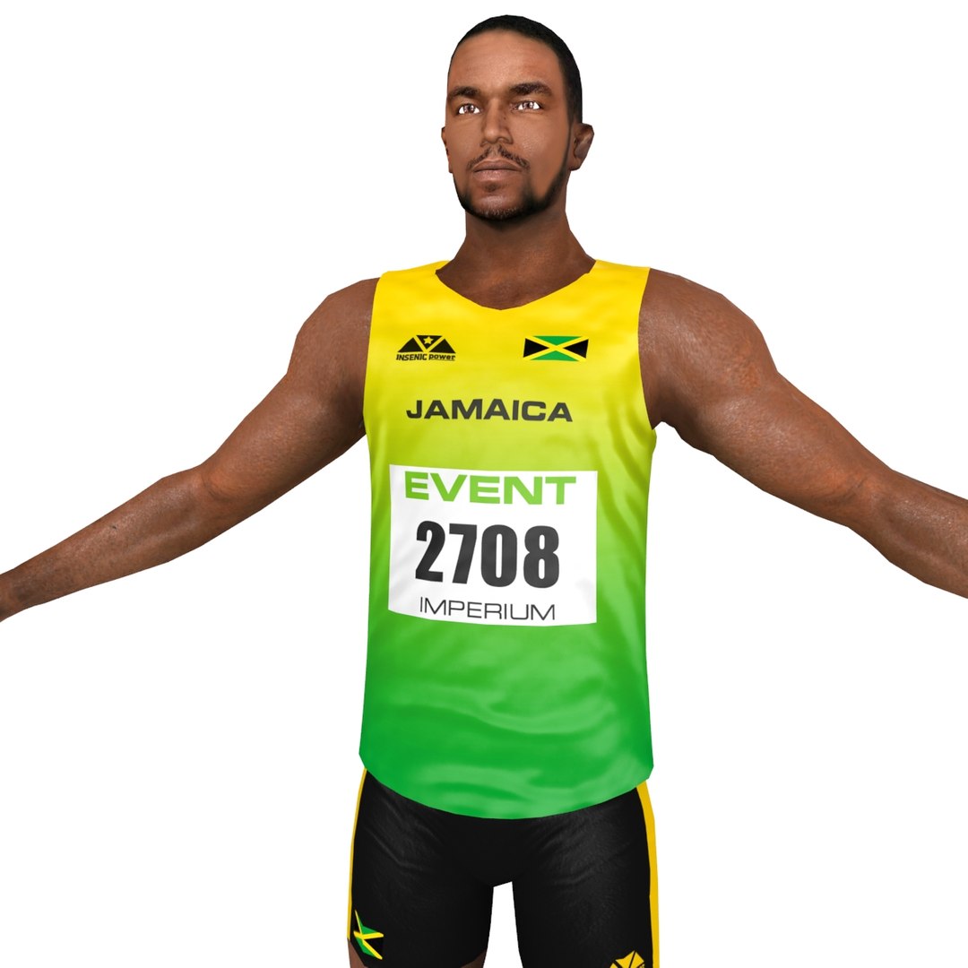 Sprinter Athlete 3D Model - TurboSquid 1302405
