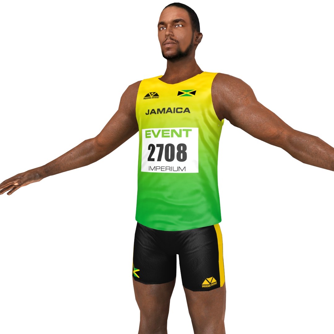 Sprinter Athlete 3D Model - TurboSquid 1302405