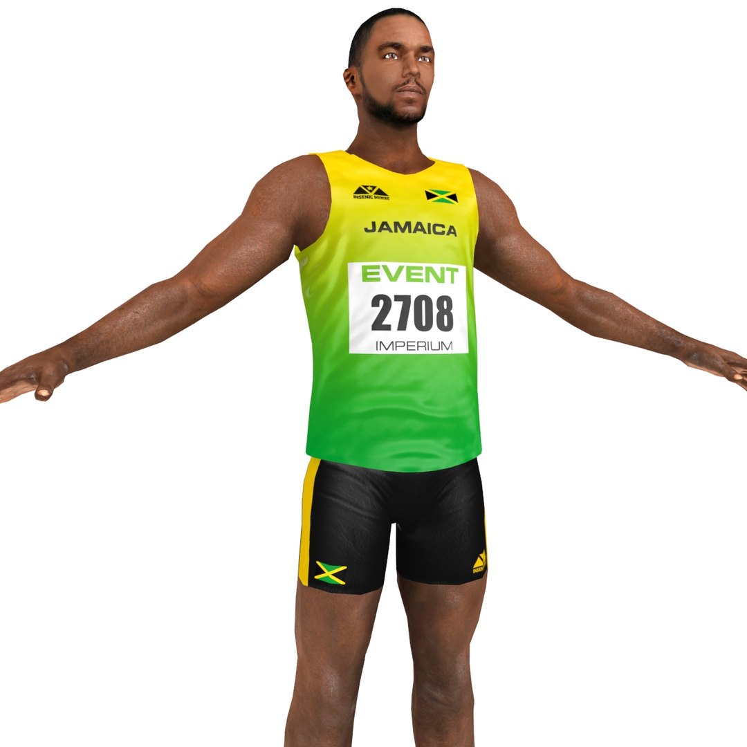Sprinter Athlete 3D Model - TurboSquid 1302405
