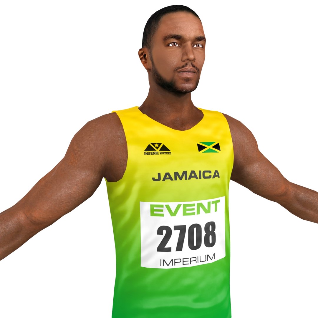 Sprinter Athlete 3D Model - TurboSquid 1302405