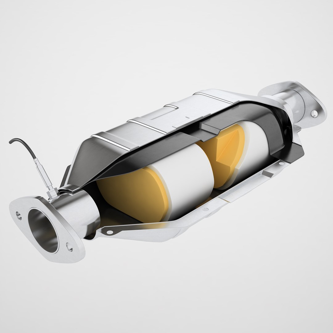 3D Catalytic Converter 01 - TurboSquid 1790412