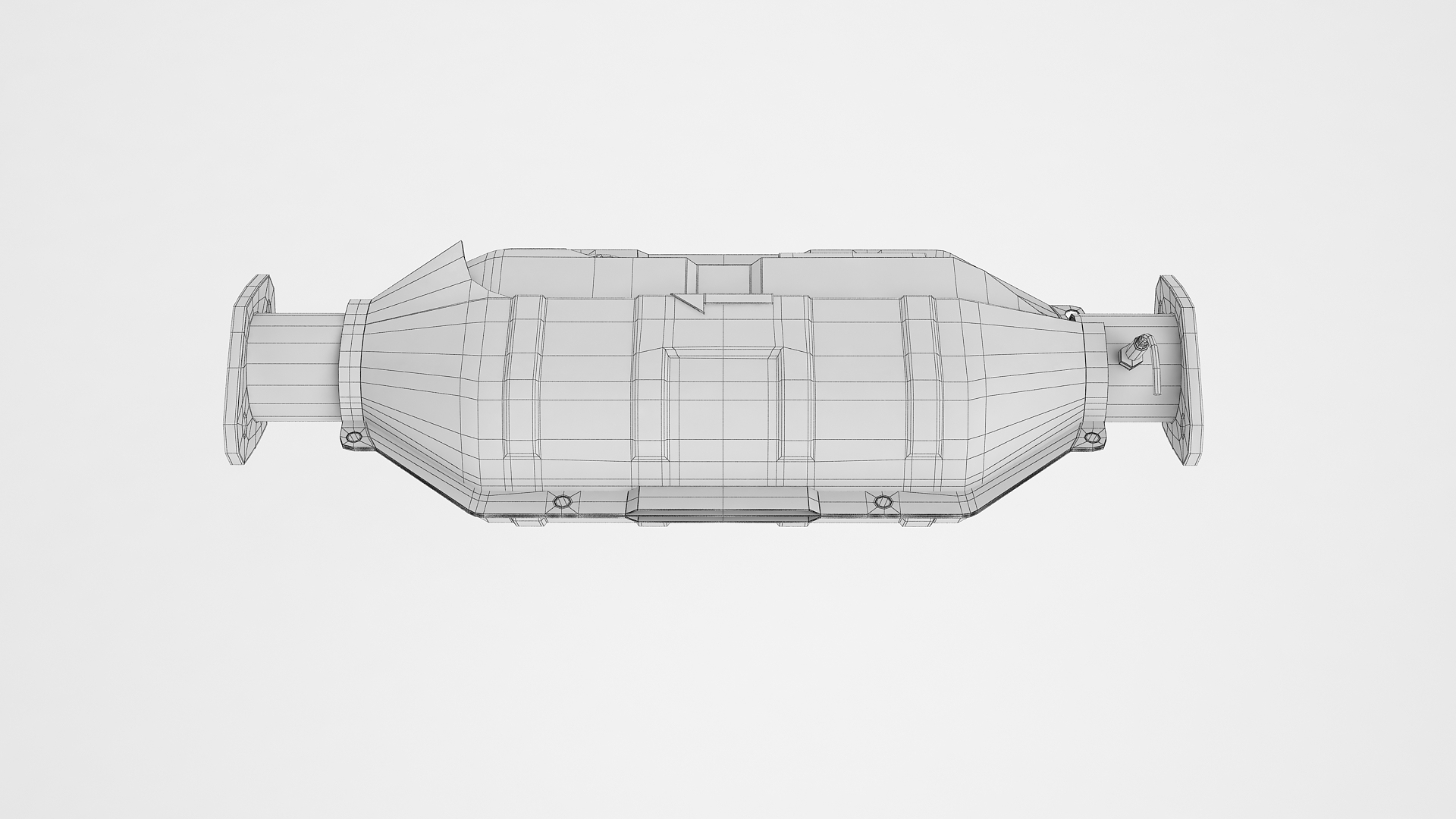 3D Catalytic Converter 01 - TurboSquid 1790412