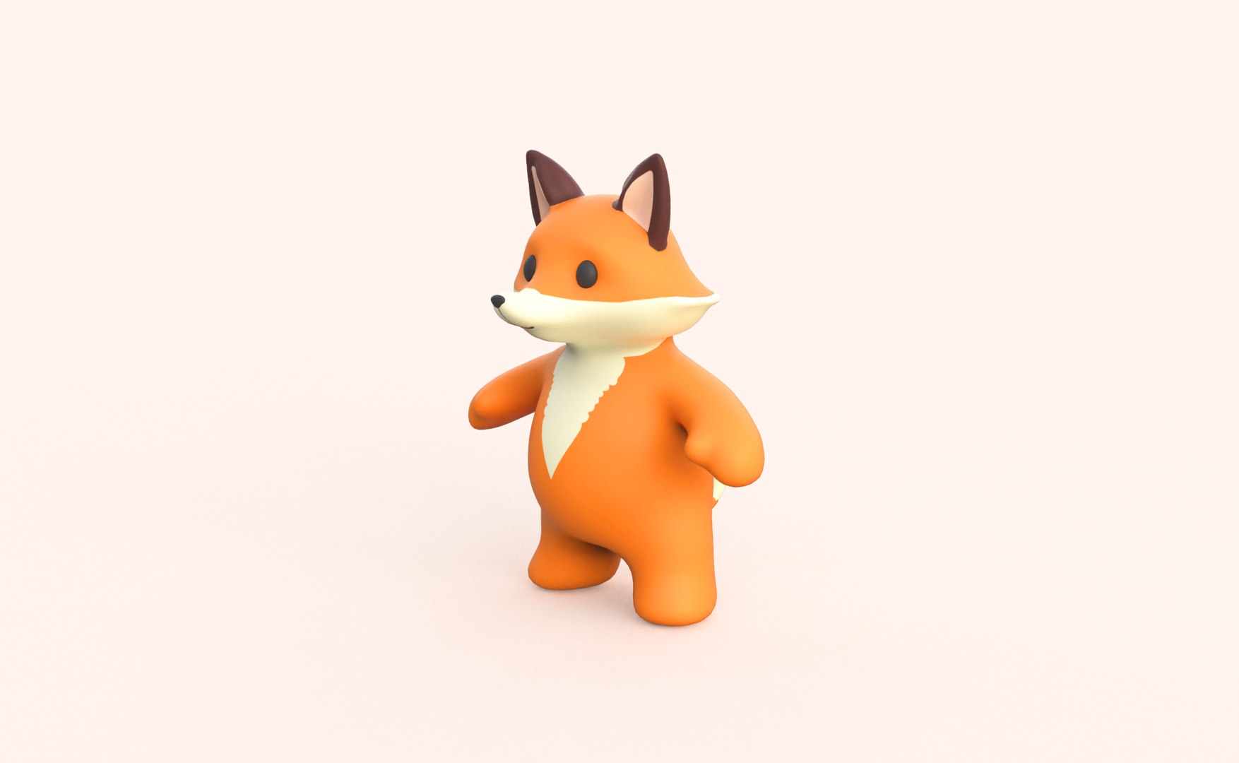 Little Animal Baby - Fox Cute - Animated 3D Model - TurboSquid 2282552