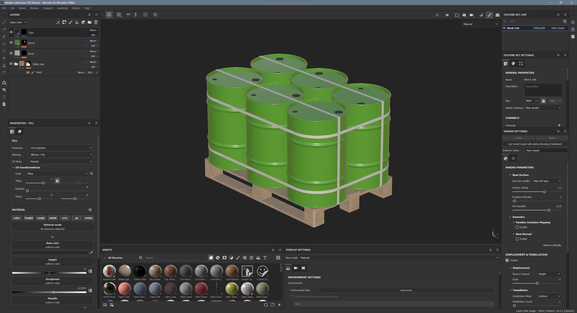 Barrels On Wooden Pallet 3D Model - TurboSquid 2292971